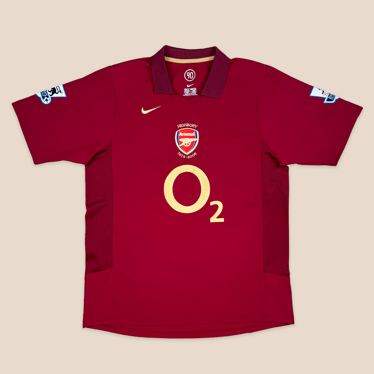 Camiseta Arsenal 2005/06 Local
