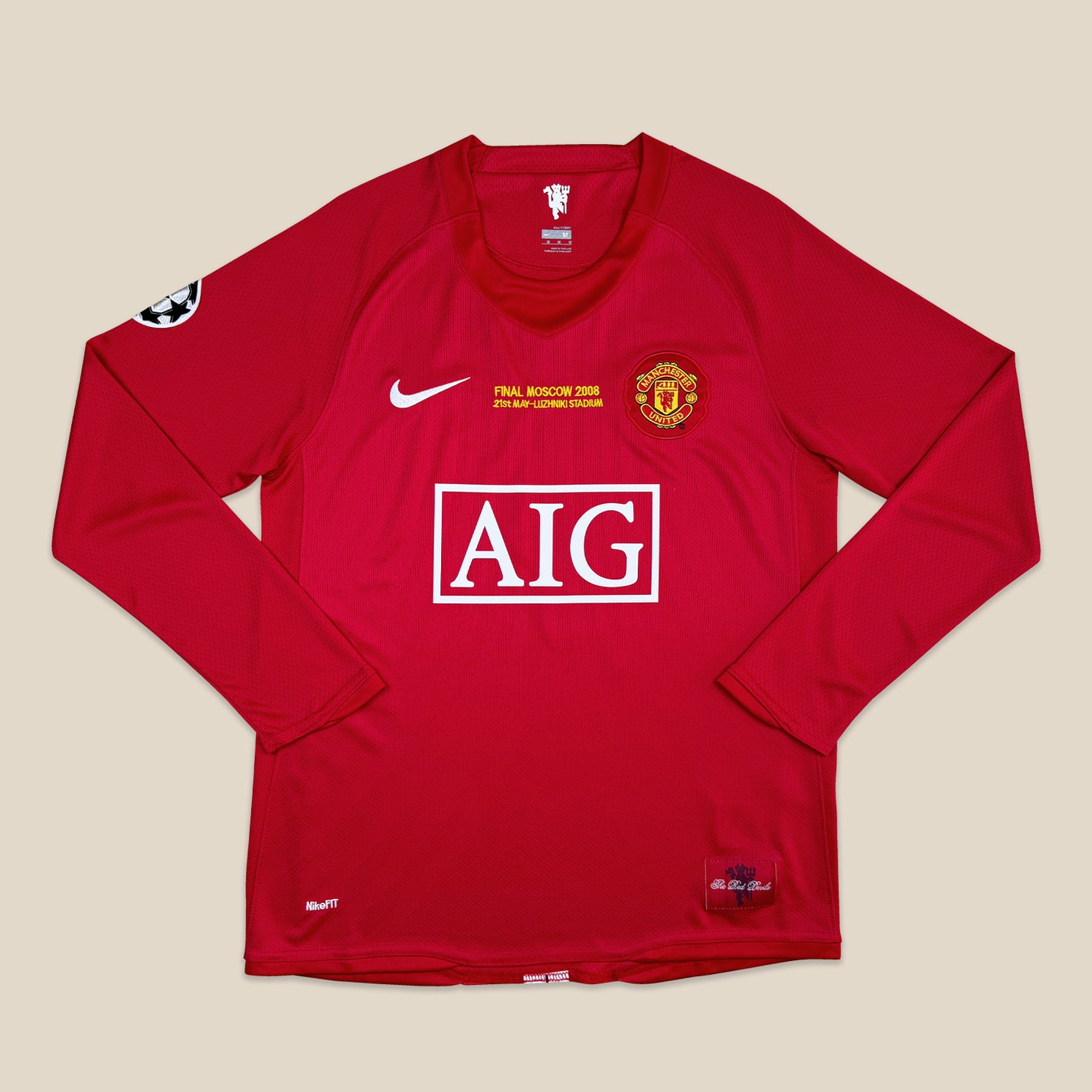 Camiseta Manchester United 2007/08 Local